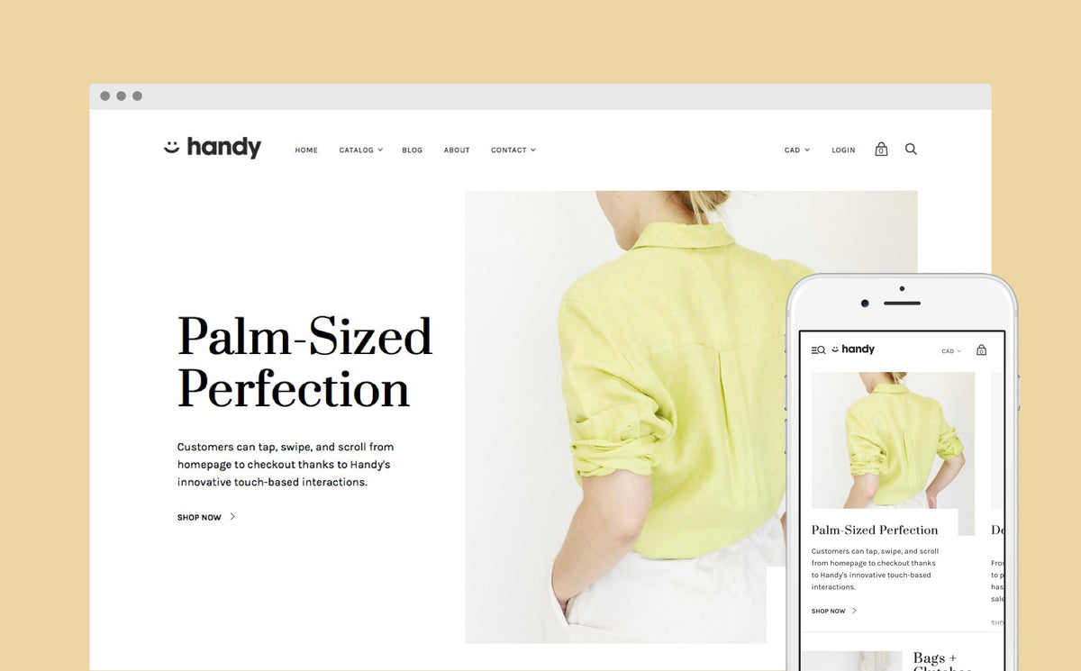 Introducing Handy, a powerful, mobile-first Shopify theme — Pixel Union